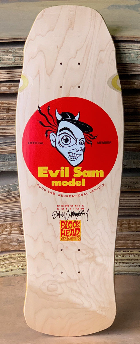 Sam Cunningham “EVIL” rider - 1988 shape and concave - SOLD OUT ...